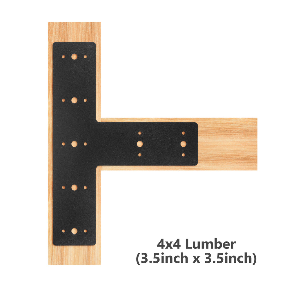Sihnman 10"X8.5" Steel T Mending Plate (1 pc) for Trusses and Framing ...